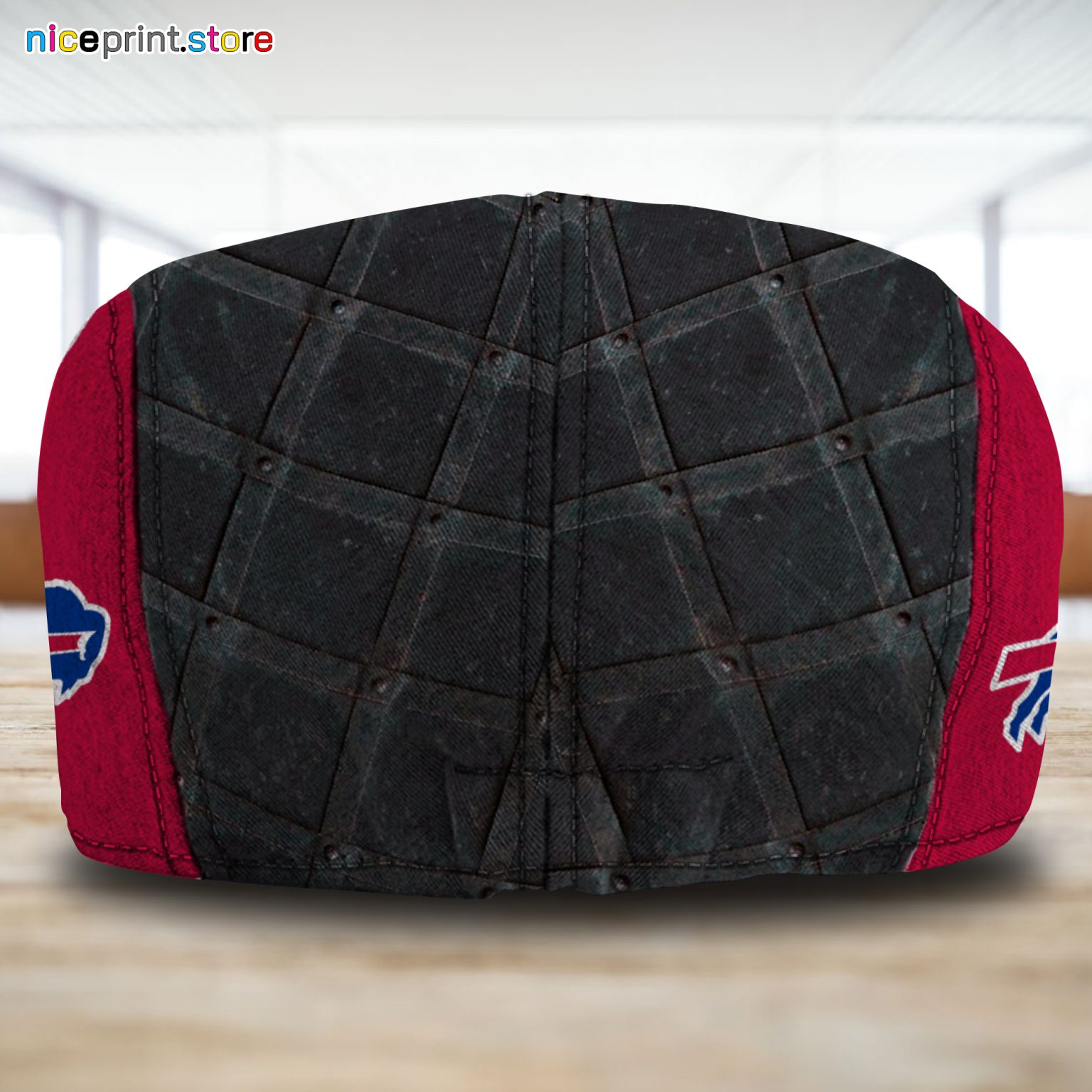 Buffalo Bills NFL Flat Cap, NFL Jeff Cap, NFL Golf?Cap L21 (Head size ...