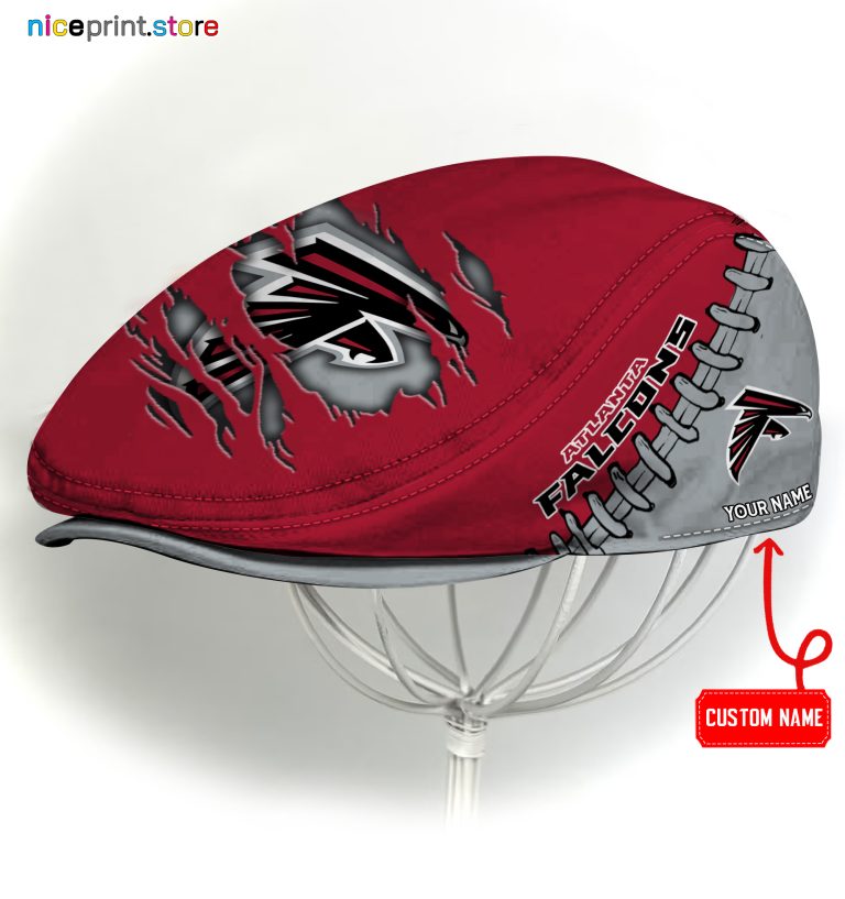 Atlanta Falcons NFL Flat cap, NFL Jeff Cap, NFL Driving Cap, NFL Golf ...