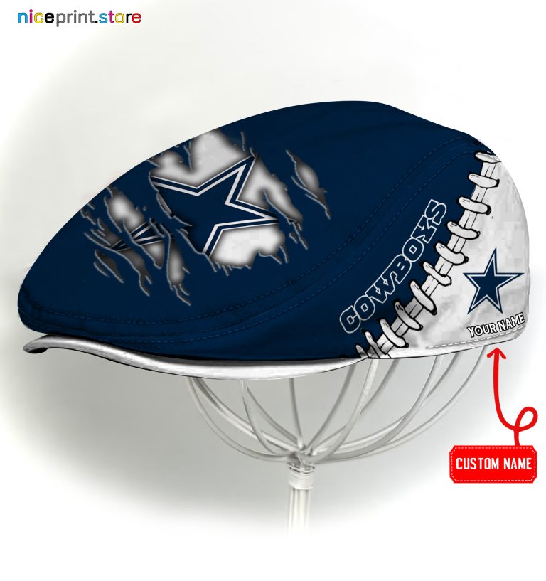 Dallas Cowboys NFL Flat cap, NFL Jeff Cap, NFL Driving Cap, NFL Golf ...