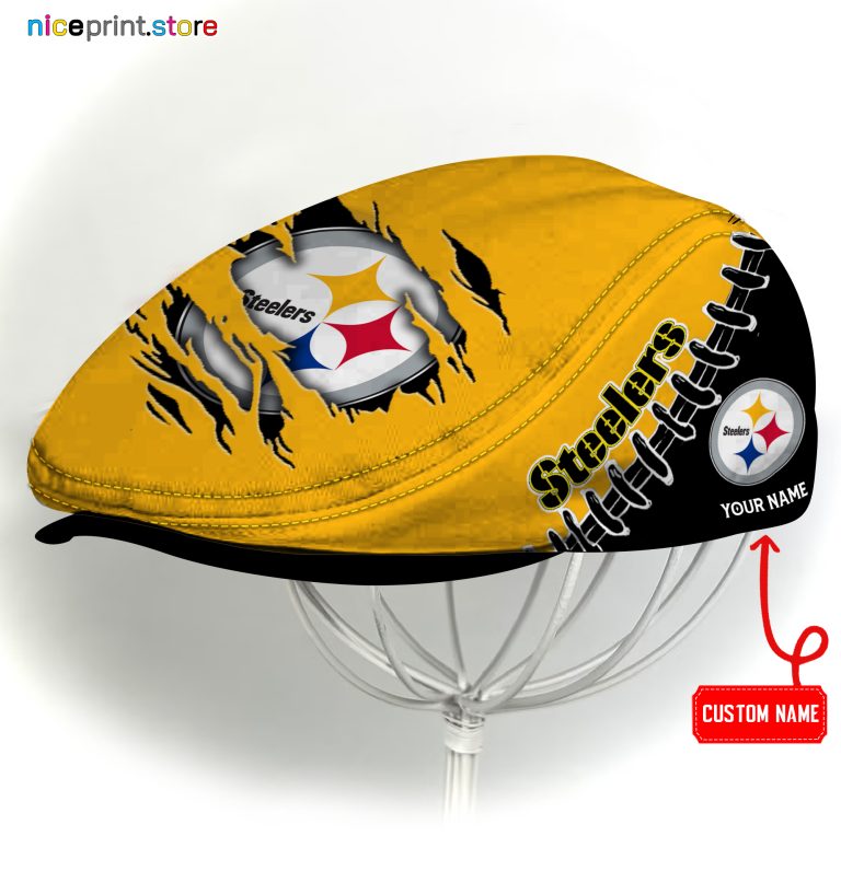 Pittsburgh Steelers NFL Flat cap, NFL Jeff Cap, NFL Driving Cap, NFL ...