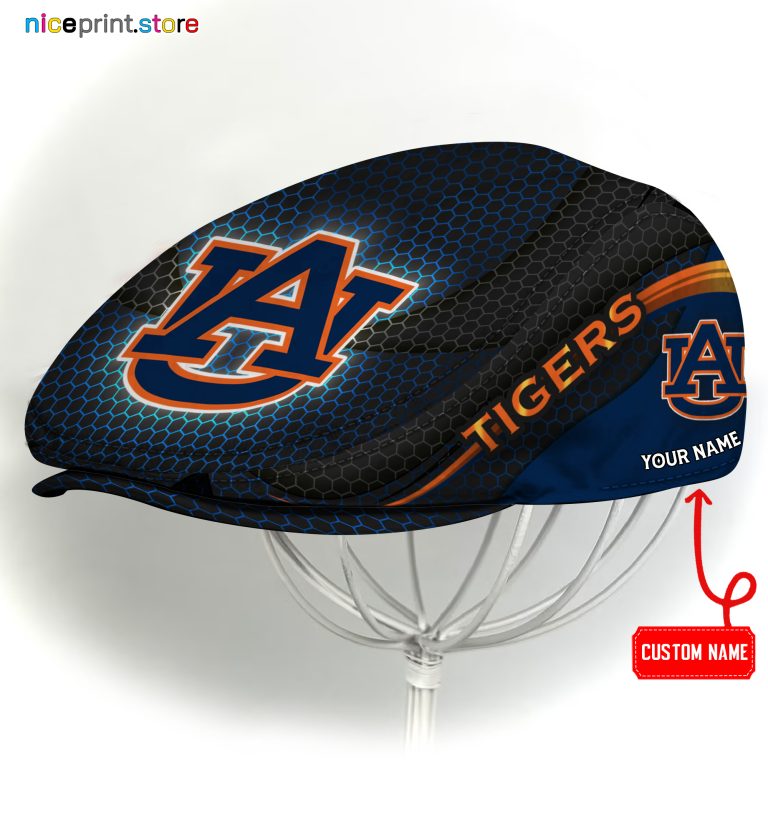 Auburn Tigers NCAA Flat Cap, NCAA Jeff Cap, NCAA Driving Cap M33 (Head ...