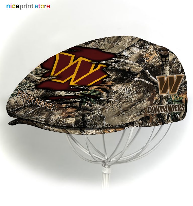 Washington Commanders NFL x Hunting Flat cap, NFL Jeff Cap, NFL Driving ...