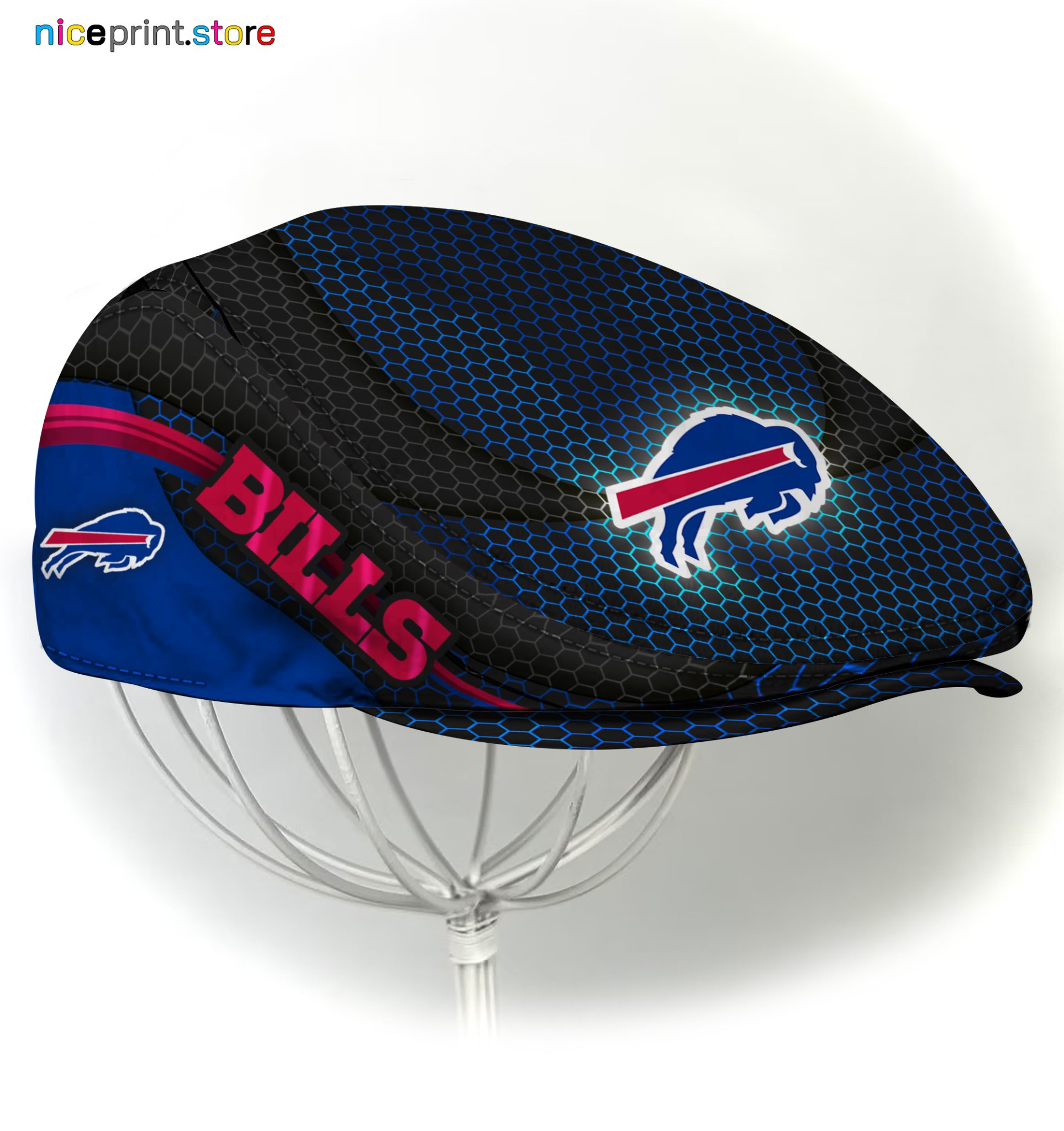 Buffalo Bills NFL Flat cap, NFL Jeff Cap, NFL Driving Cap, NFL Golf Cap ...