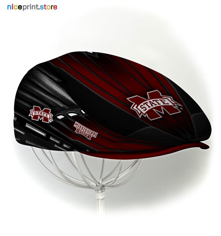 Mississippi State Bulldogs NCAA2 Jeff Cap, Flat Cap, Driving Cap M45 ...