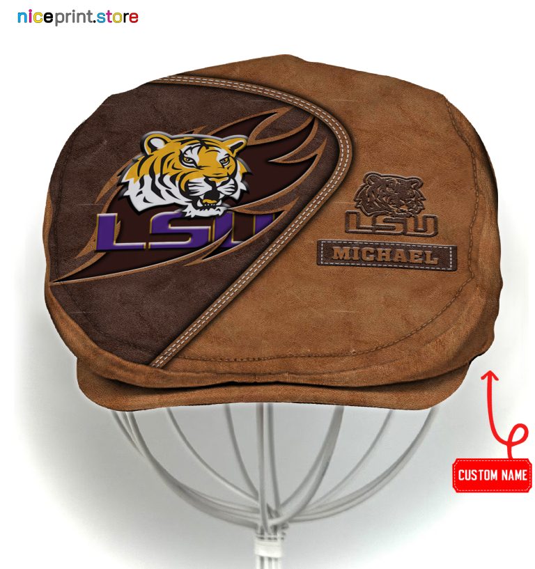 LSU Tigers NCAA Jeff Cap, Flat Cap, Driving Cap M52 – NicePrint – Print ...